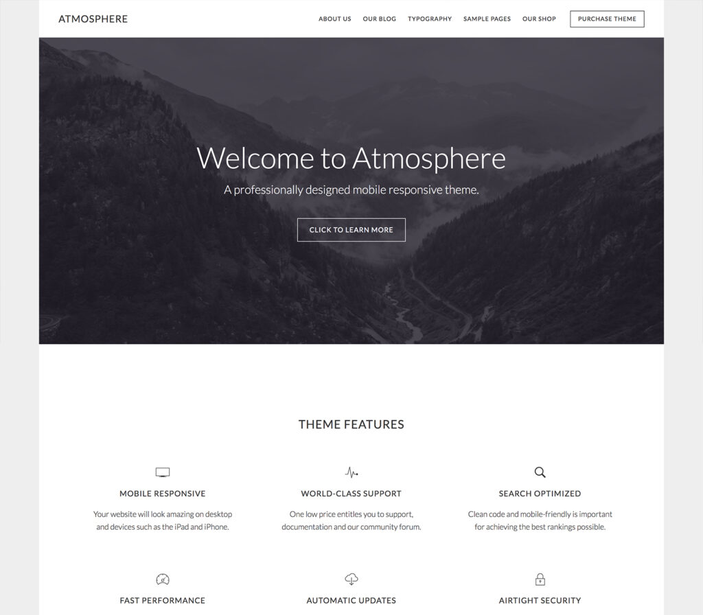 StudioPress Atmosphere Pro Genesis WordPress 主题 - WP站长